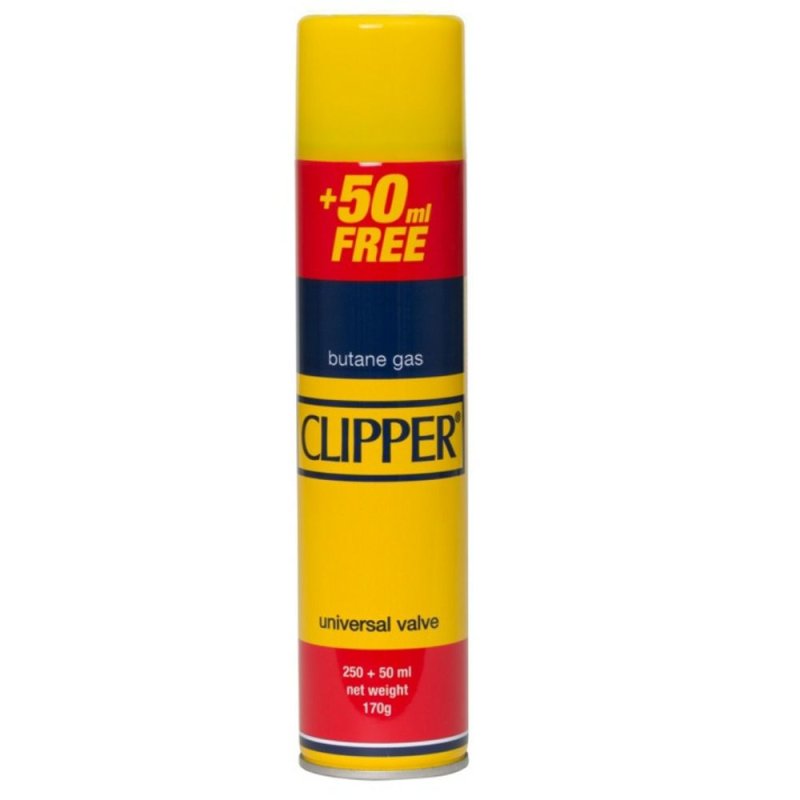 Clipper 300ml Butane Gas Lighter Refill | Pease of Garforth