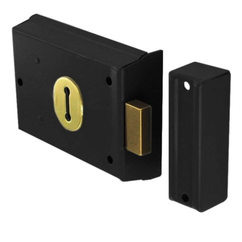 Securit 100mm Double Handed Black Deadlock | Pease of Garforth