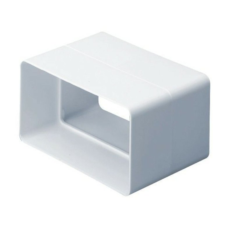Manrose 110mm x 54mm Plastic Flat Channel Connector | Pease of Garforth