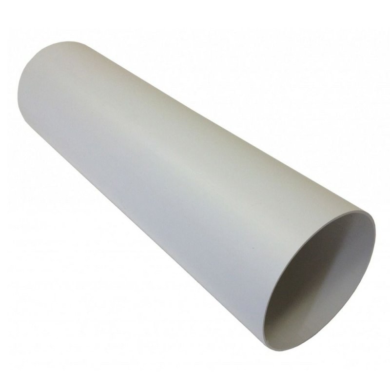 Manrose 350mm x 100mm White Plastic Round Pipe | Pease of Garforth