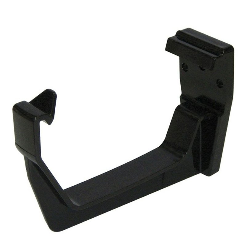Kalsi 112mm Black Square Gutter Bracket | Pease of Garforth