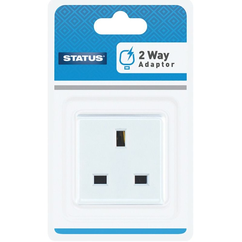 Status 2 Way Double Adaptor Plug | Pease of Garforth