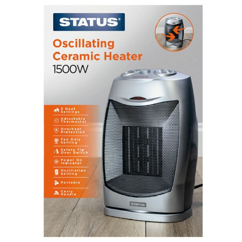 Status 1500W Electric Ceramic Fan Heater | Pease of Garforth