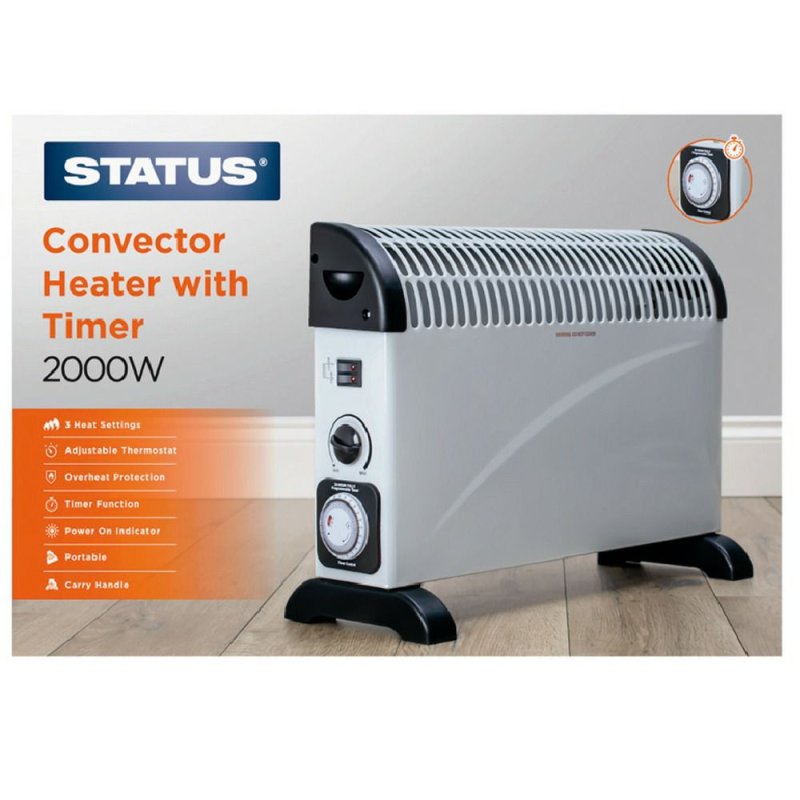 Status 2000W Convector Heater With Timer Function | Pease of Garforth