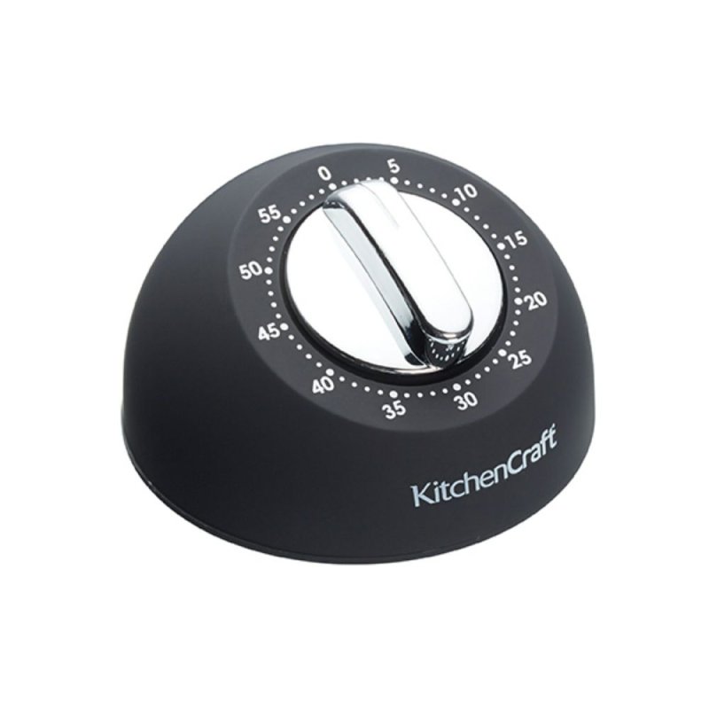 Kitchen Craft Black Wind Up Mechanical Kitchen Timer | Pease of Garforth Kitchen Craft Black Wind Up Mechanical Kitchen Timer | Pease of Garforth