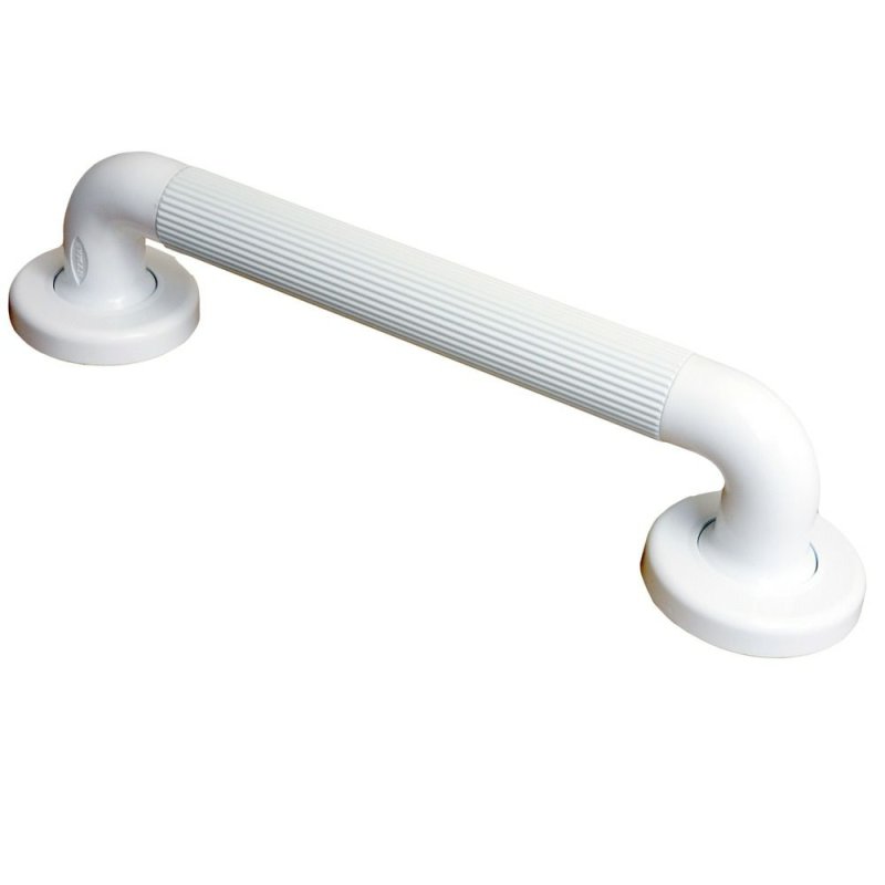 Euroshowers 45cm White Fluted Grab Rail | Pease of Garforth