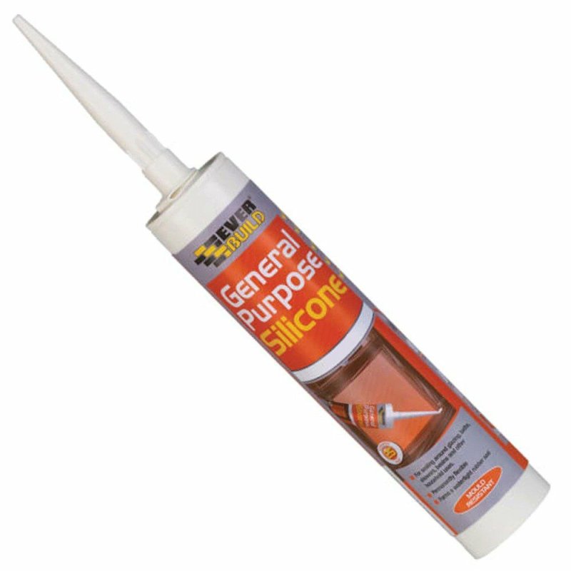 Everbuild General Purpose Silicone - Grey | Pease of Garforth