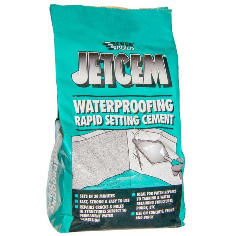Everbuild Jetcem 3kg Waterproofing Rapid Set Cement | Pease of Garforth