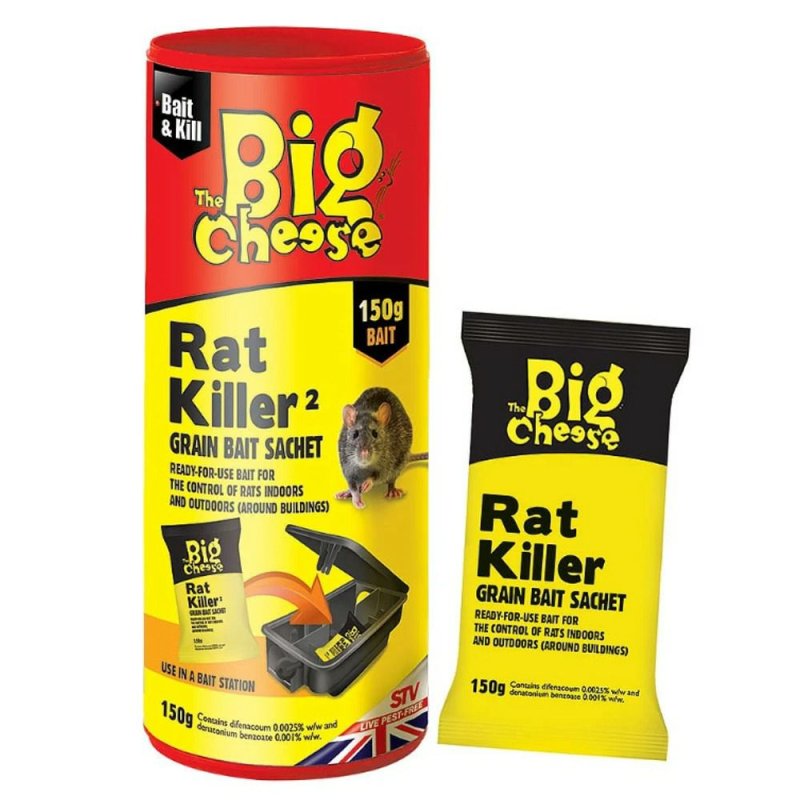 STV The Big Cheese 150g Rat Killer Sachet | Pease of Garforth
